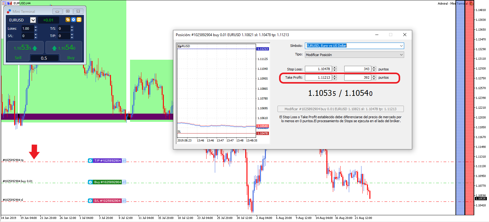 Take Profit | Qué es un Take Profit y cómo utilizarlo en Forex - Admirals